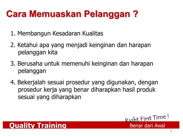 Quality Training | PPTX