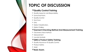 Training PPT for Quality Management System. | PPTX