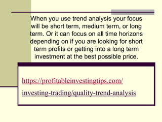 Quality Trend Analysis | PPT