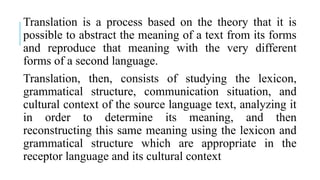 Quality types of translation.its types in | PPTX