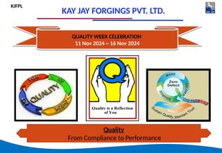 Quality week Road map celebration in automotive industry | PPTX