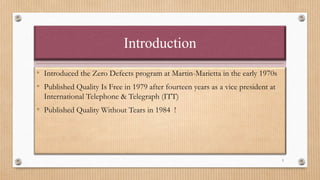 Quality without tears by Crosby | PPTX