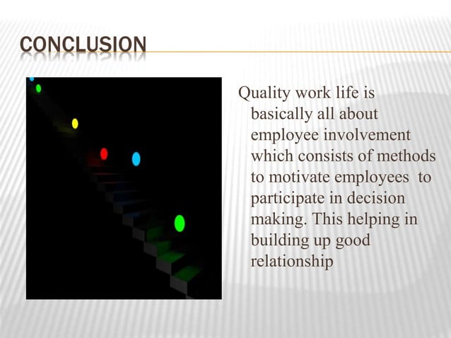 Quality work life | PPT