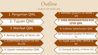 Quality worklife | PPTX