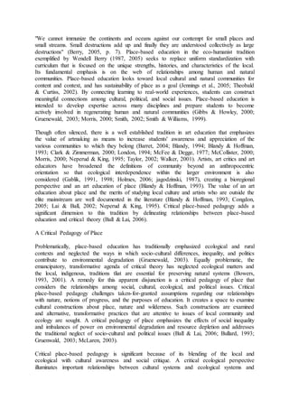 Art, Ecology and Art Education: Locating Art Education in a Critical ...