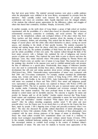 Art, Ecology and Art Education: Locating Art Education in a Critical ...