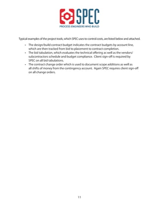 SPEC Process Engineering&Construction | PDF