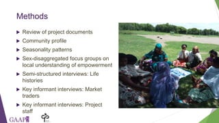 Women’s empowerment in agriculture: Lessons from qualitative research | PPT