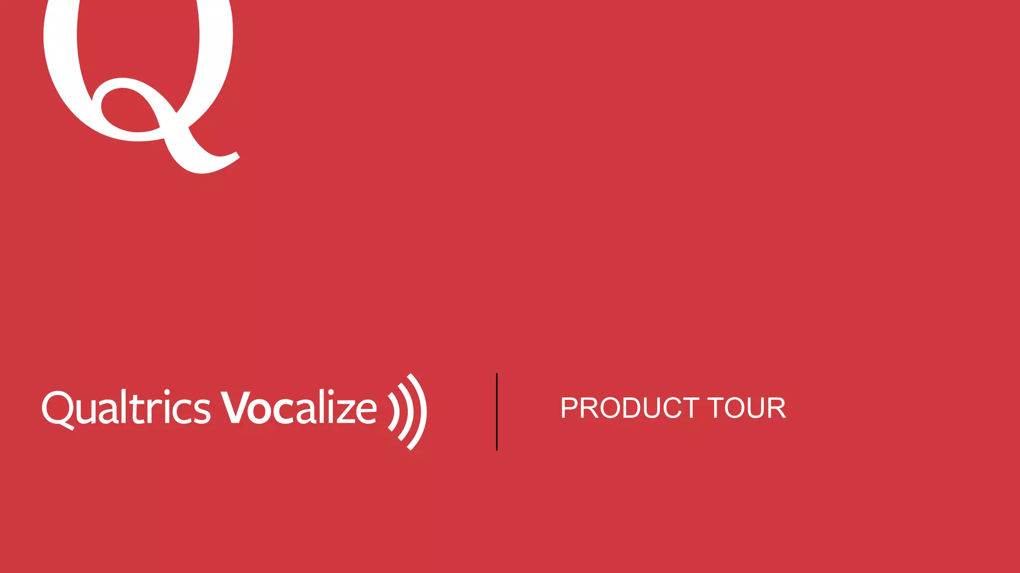Qualtrics Vocalize Product Tour: An Inside Look at the Future of Voice ...
