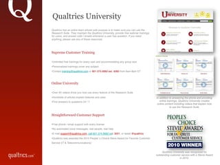Qualtrics Intro | PDF