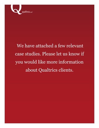 Qualtrics Introduction Presentation | PDF