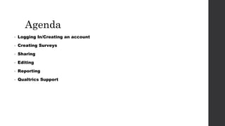 Qualtrics Introduction | PPTX