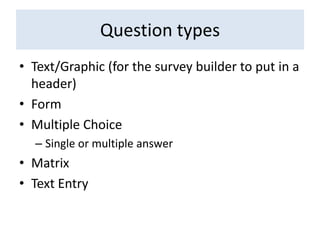 Qualtrics Training PP | PPTX