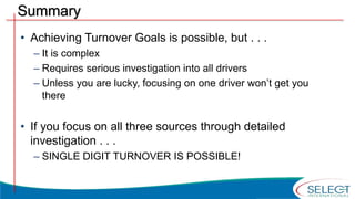 Turnover Reduction: A Complex (but Achievable) Goal | PPT