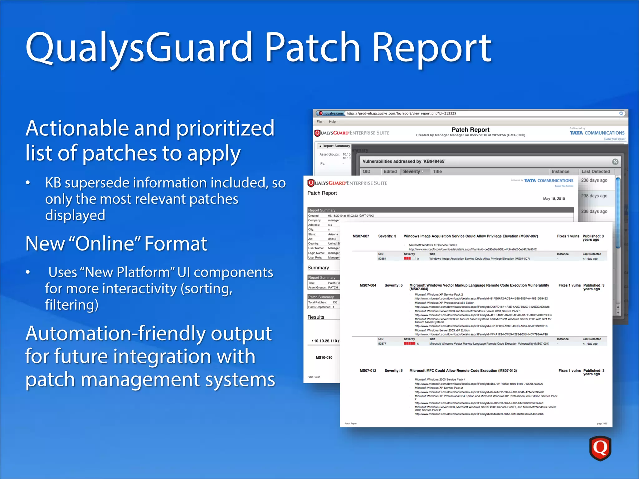 QualysGuard InfoDay 2014 - Vulnerability management | PPT