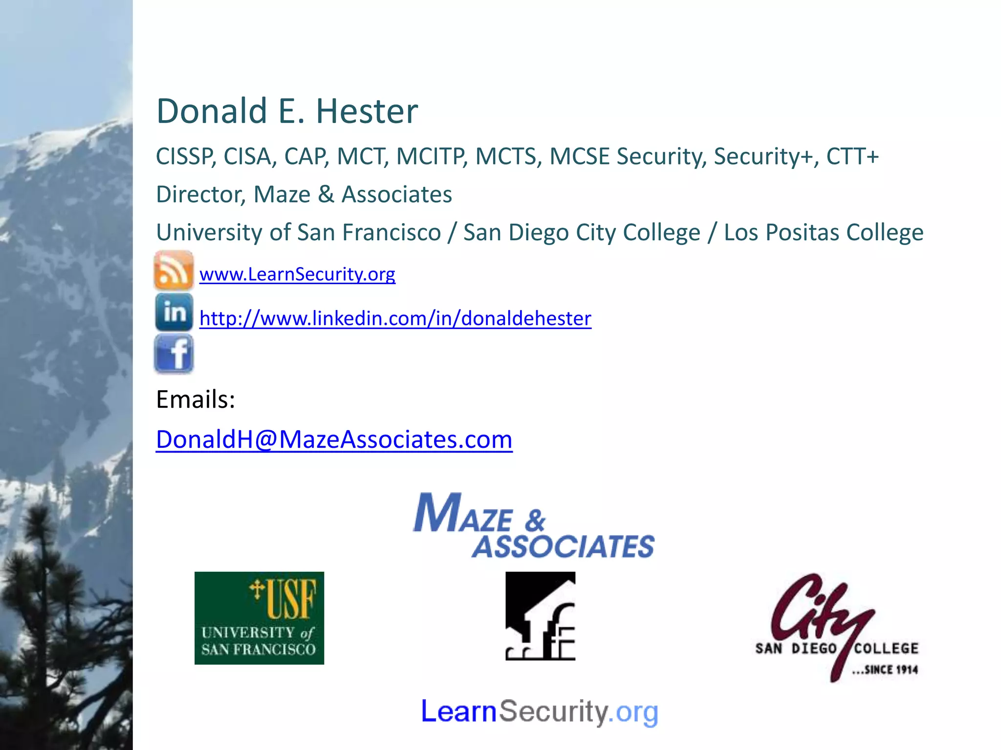 Maze & Associates QualysGuard Enterprise Vulnerability Management ...