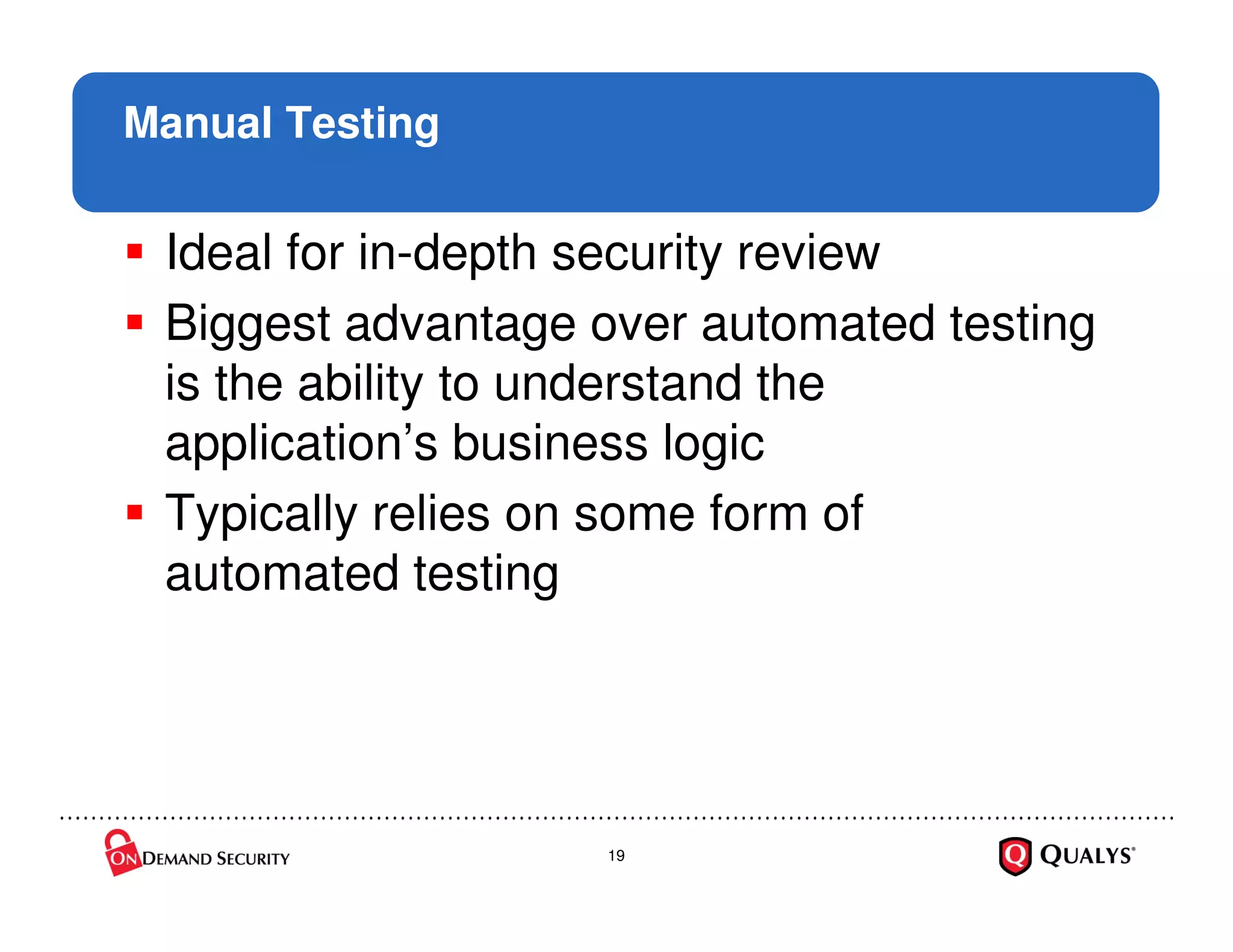 Web Application Scanning 101 | PPT