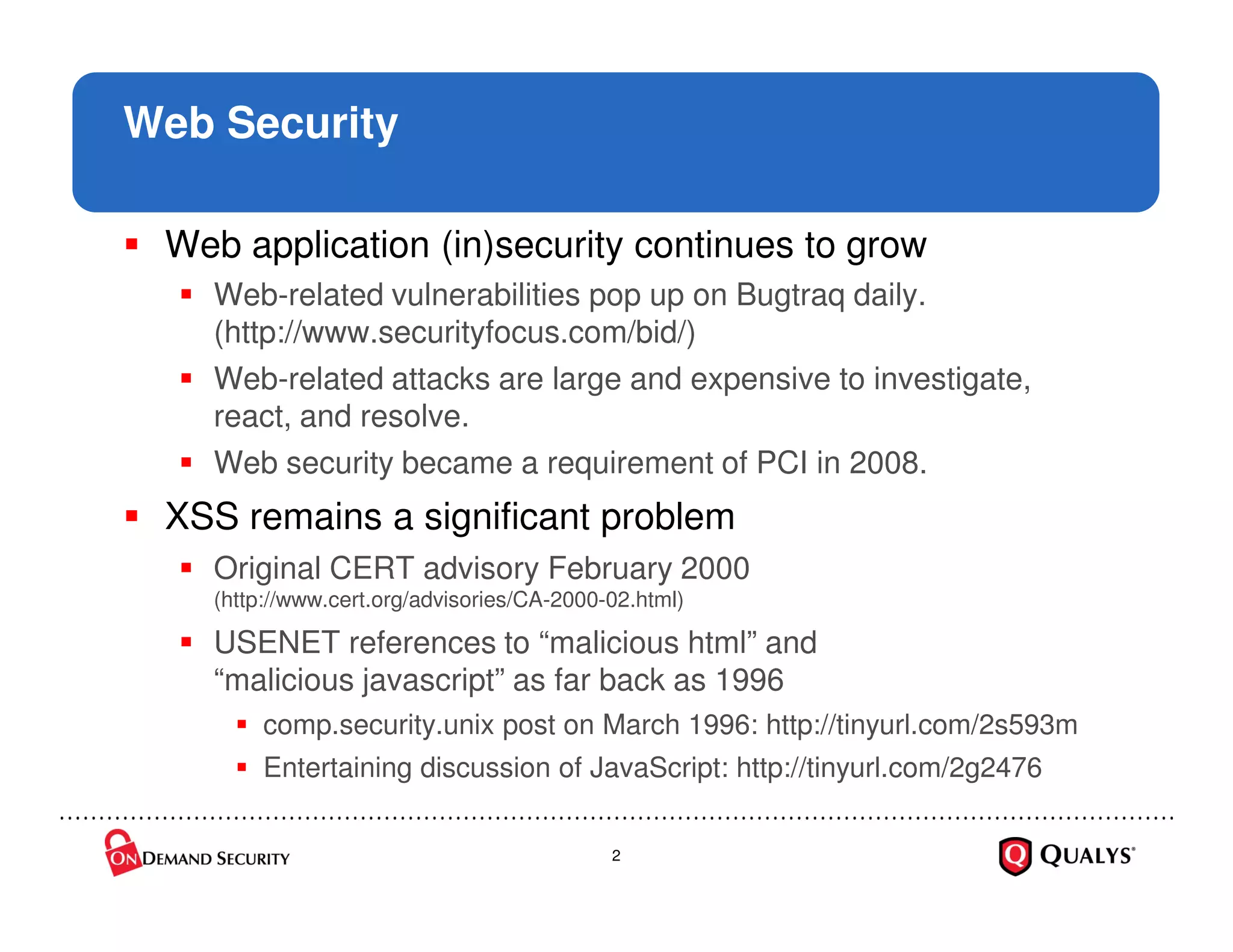 Web Application Scanning 101 | PPT