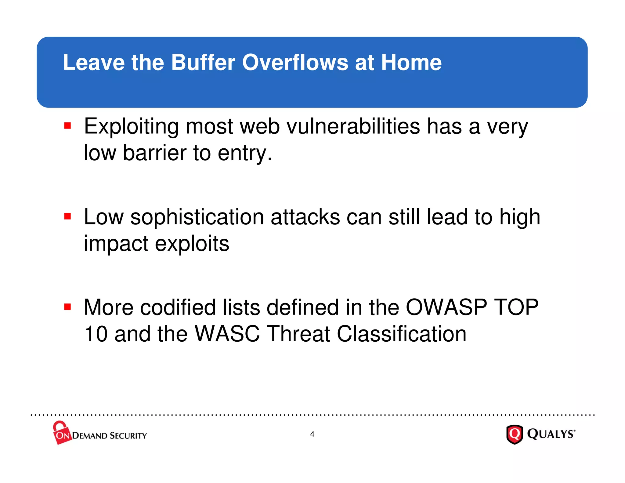 Web Application Scanning 101 | PPT