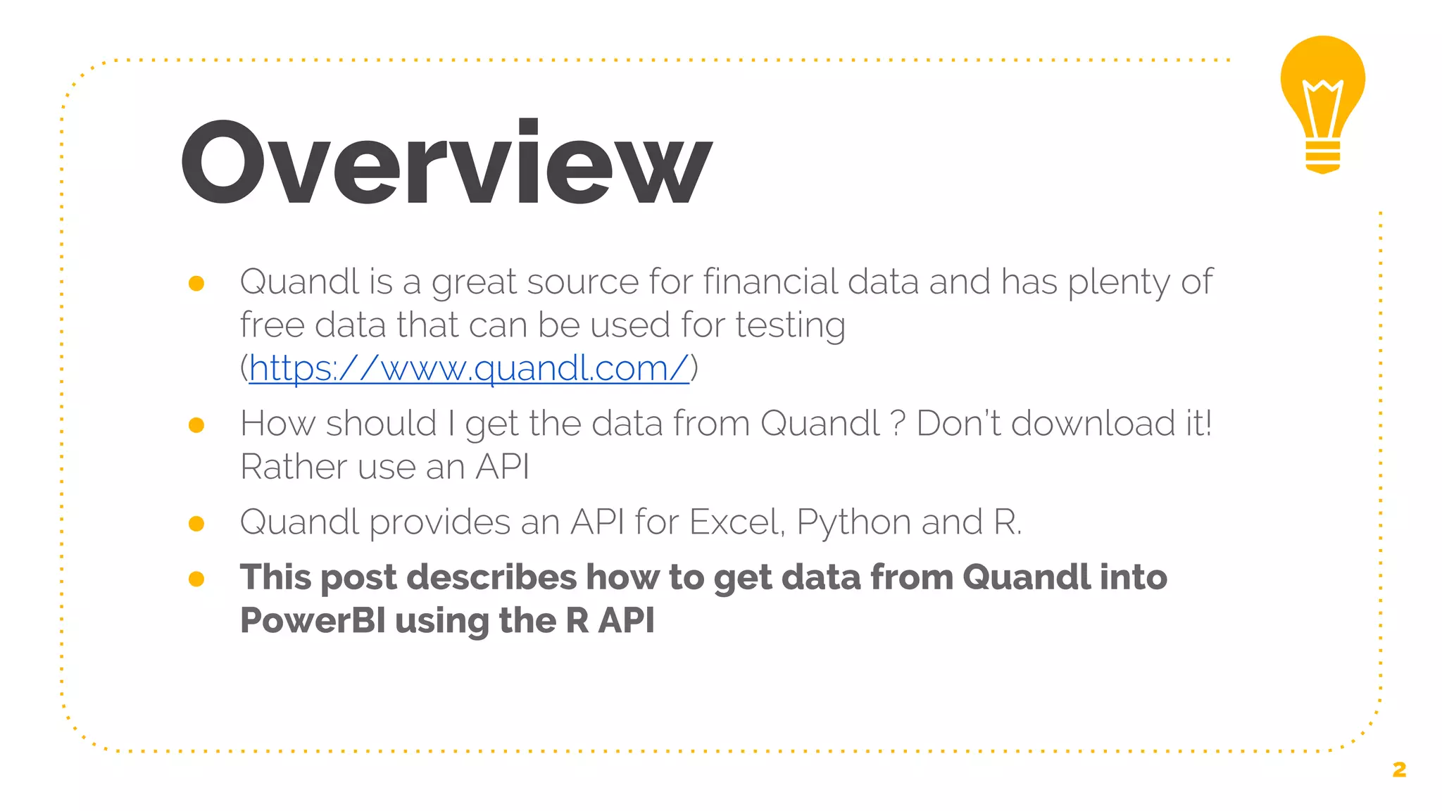 Quandl Quandl - Access 8 million Historical datasets