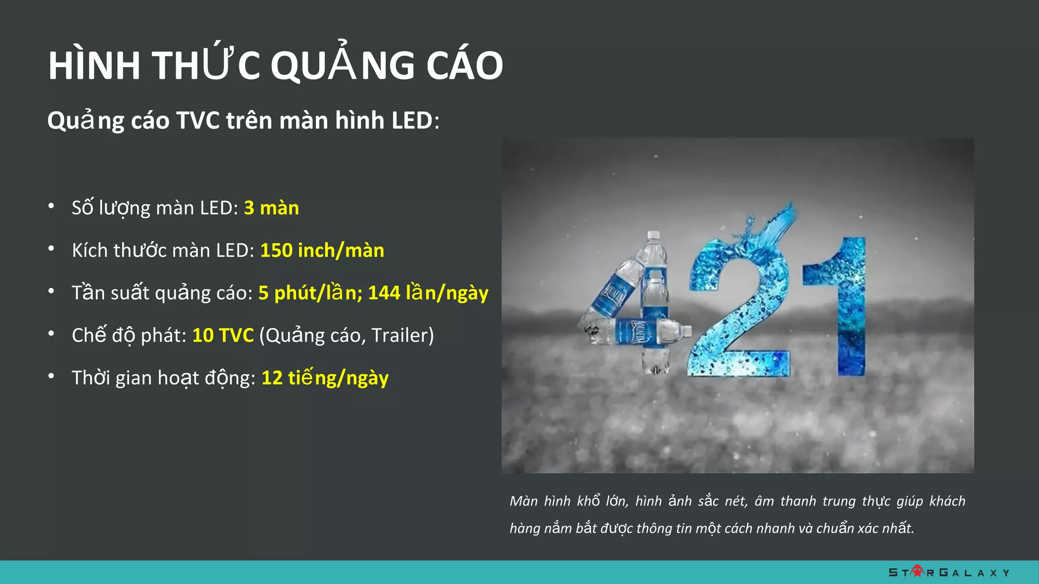 Quảng cáo tại trung tâm chiếu phim quốc | PPT
