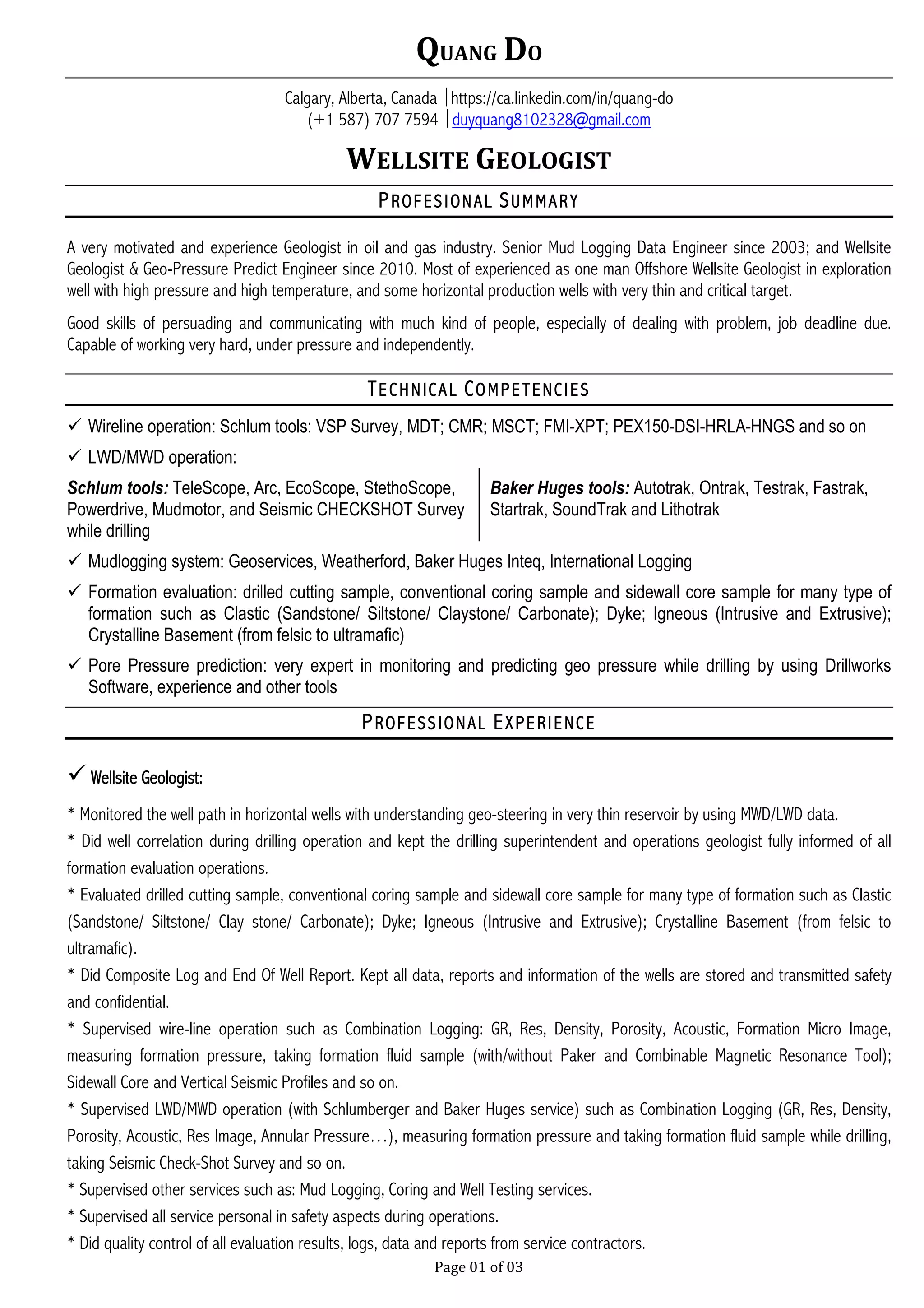 Quang do's resume | PDF