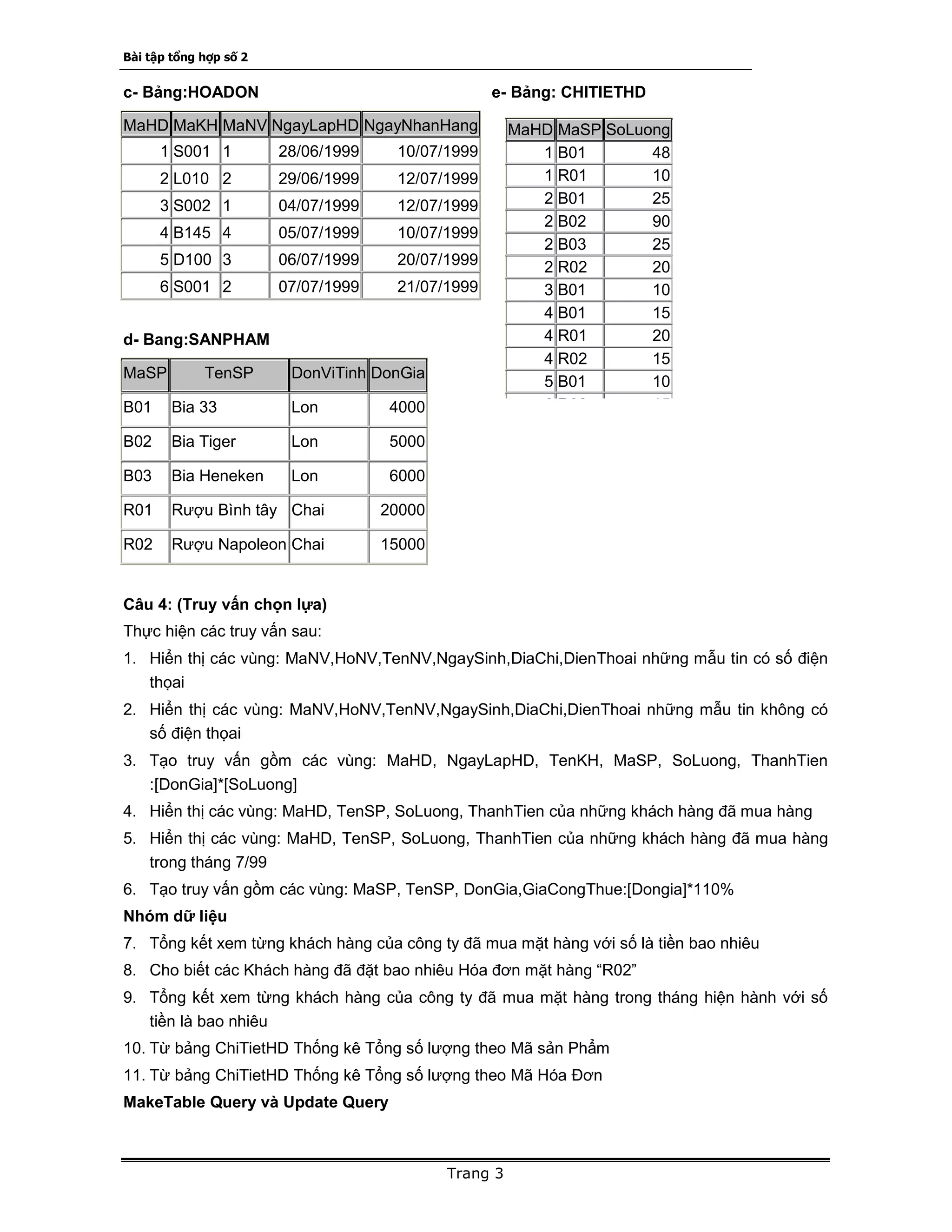 Quan lybanhang | PDF