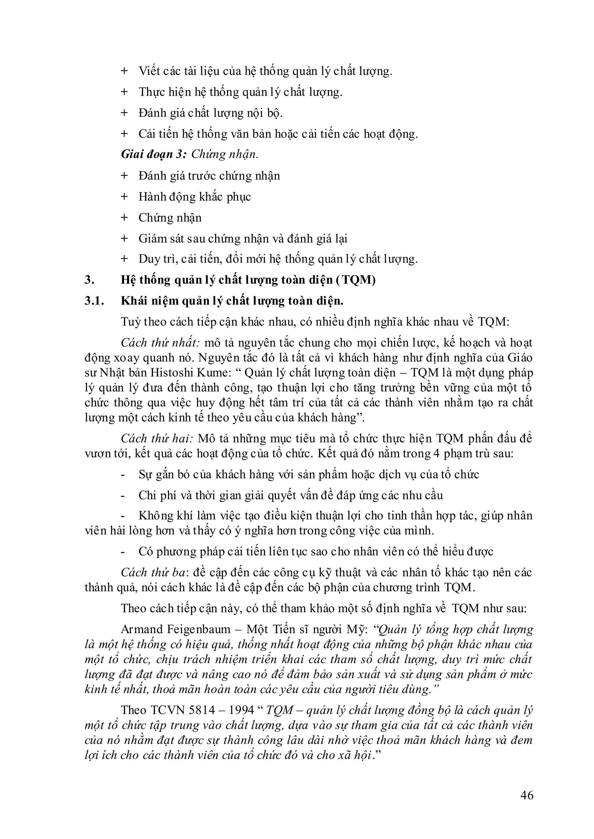 Quan ly chat luong bai giang | PDF