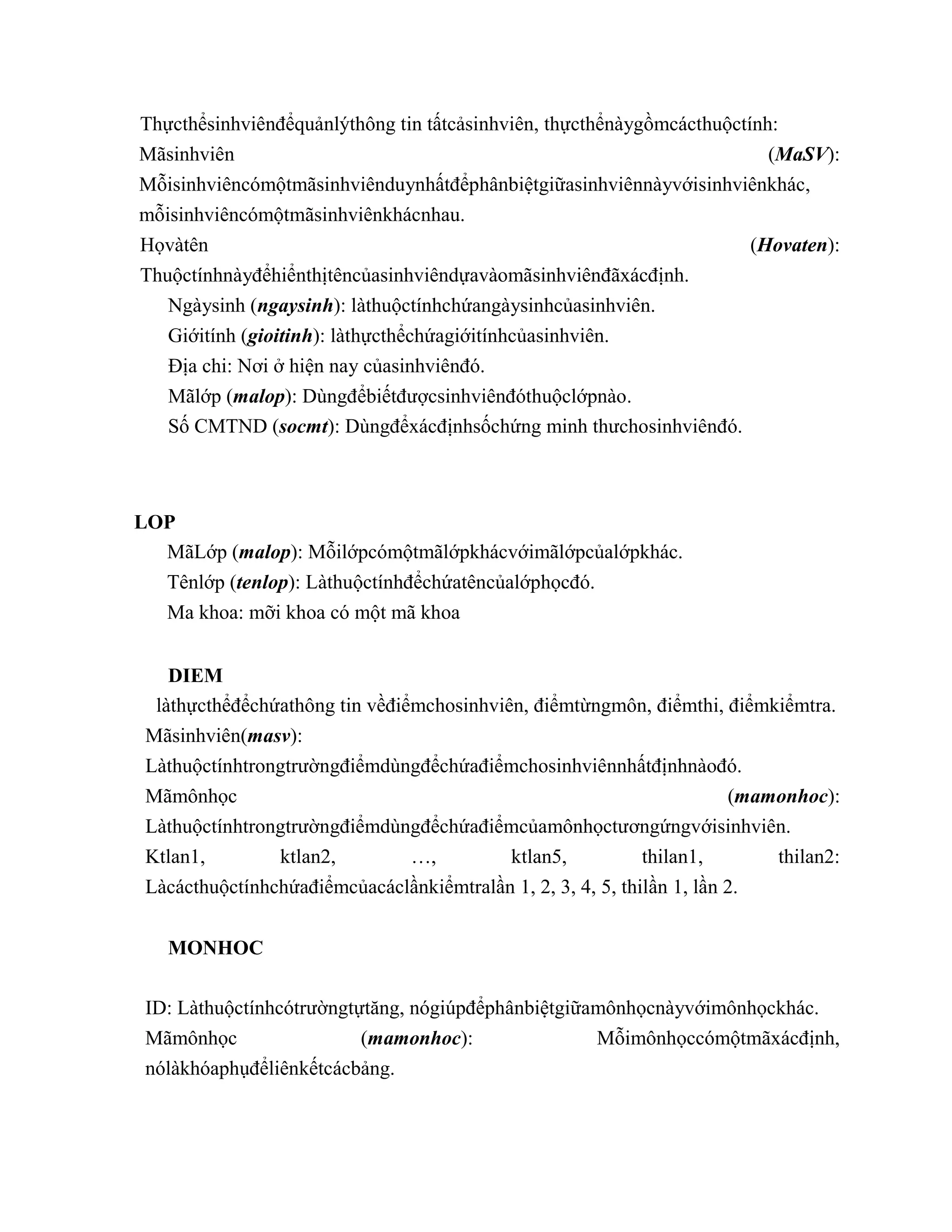 Tuấn 1: qlsv (nguyenanhkiet) | PDF