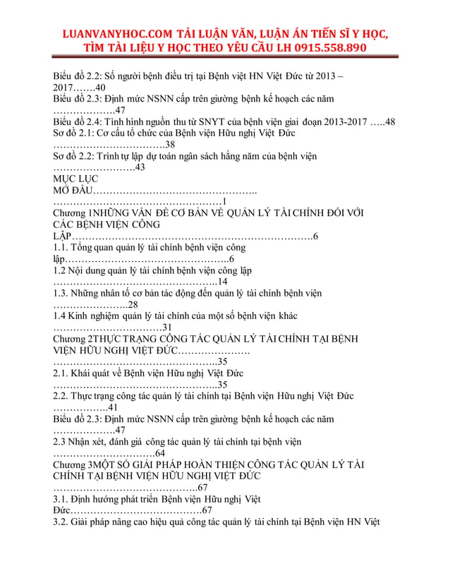Quan ly tai chinh tai benh vien huu nghi viet duc | PDF