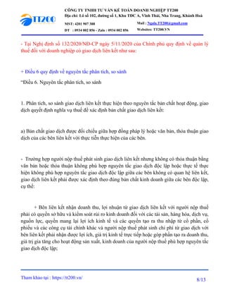 QUẢN LÝ THUẾ TRONG DOANH NGHIỆP CÓ GIAO DỊCH LIÊN KẾT | PDF