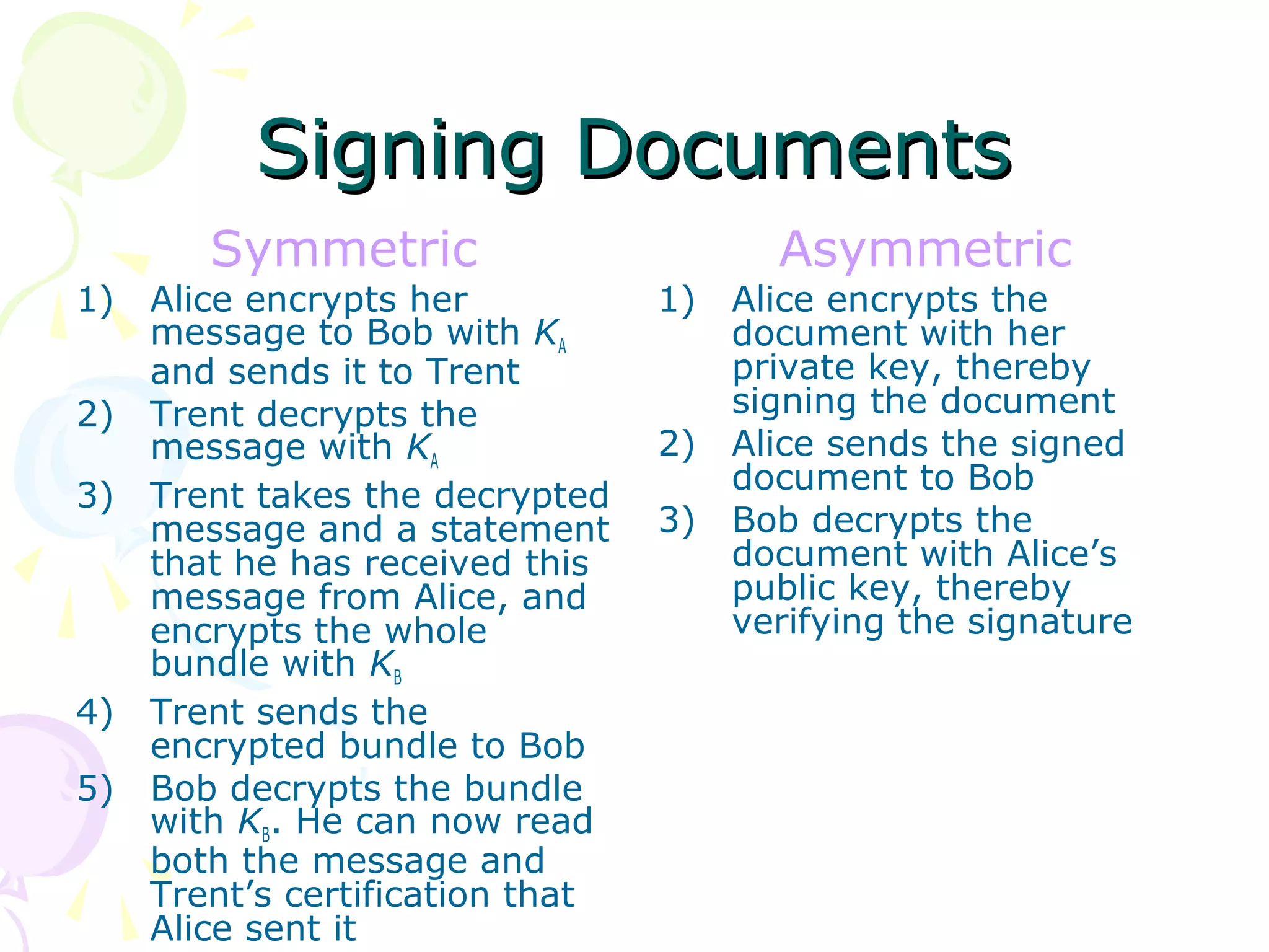 Quan nguyen symmetric versus asymmetric cryptography | PPT