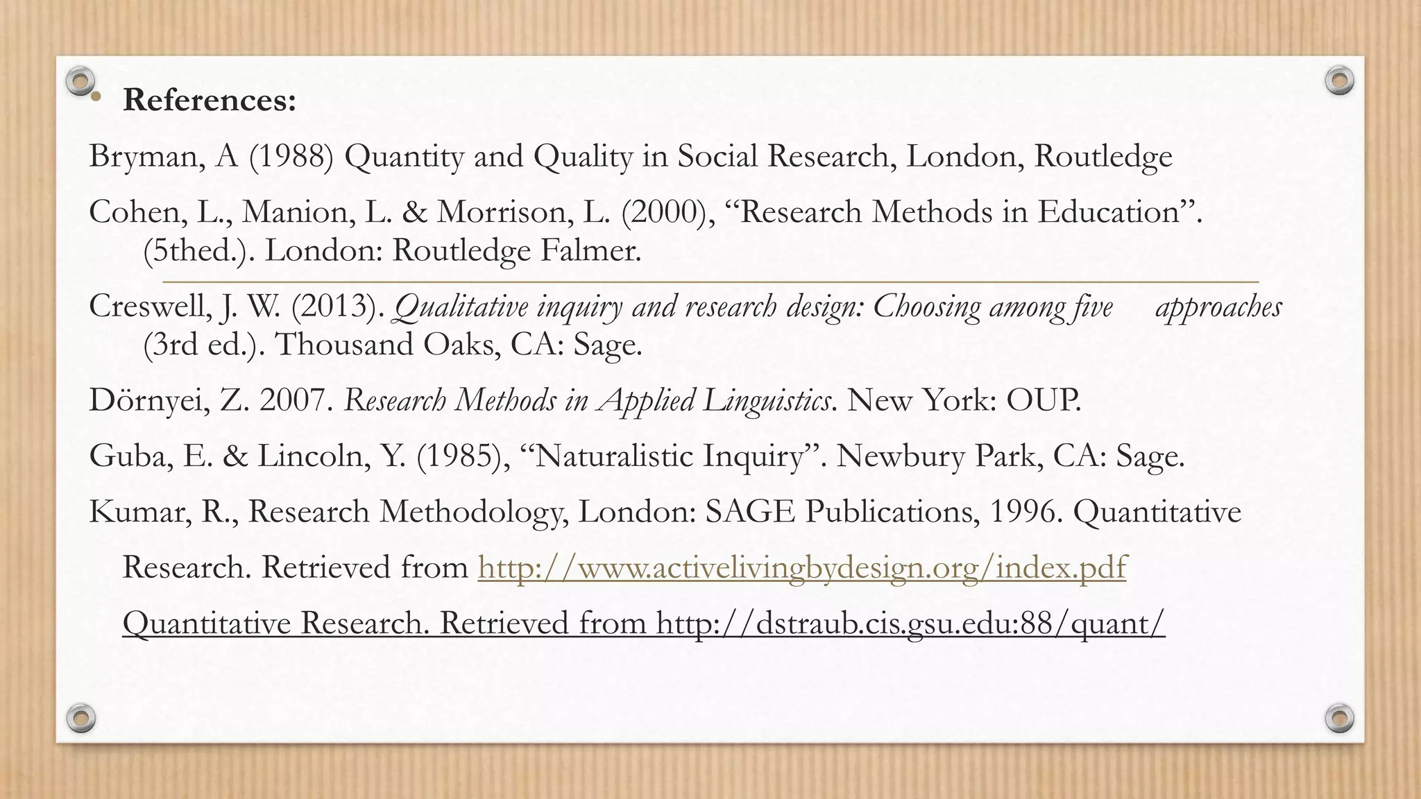 Quantitative paradigm in research | PPTX