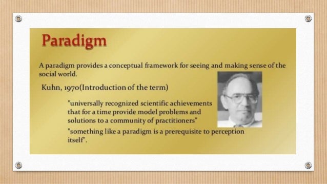 Quantitative paradigm in research