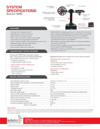 Quanser Aero Product | PDF