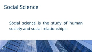 Quantitative research and socially social science | PPTX