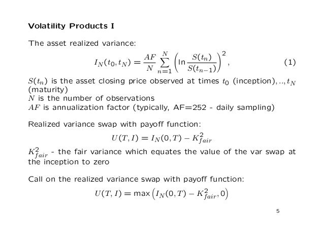 Volatility derivatives and default risk