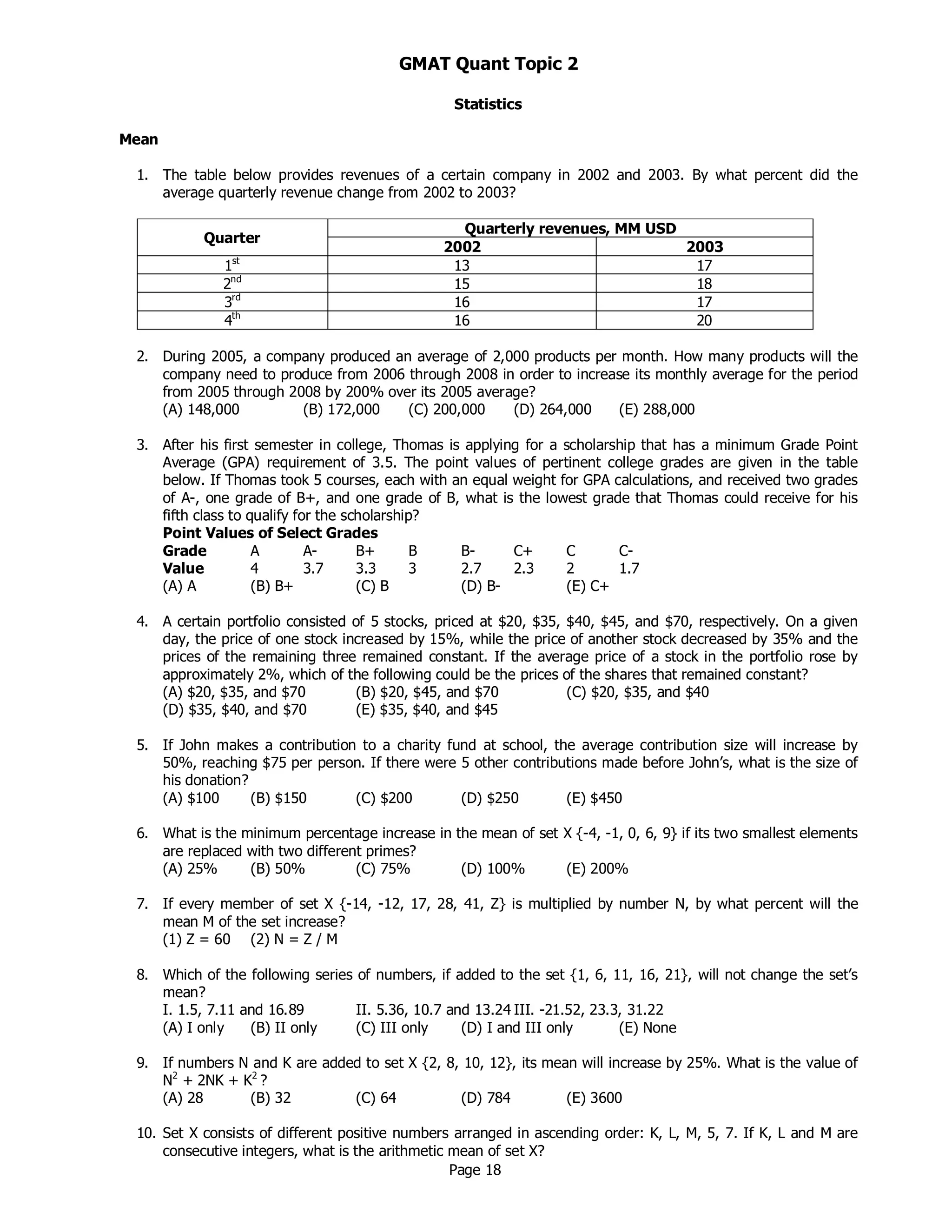 Gmat Quant 700 to 800 level questions | PDF
