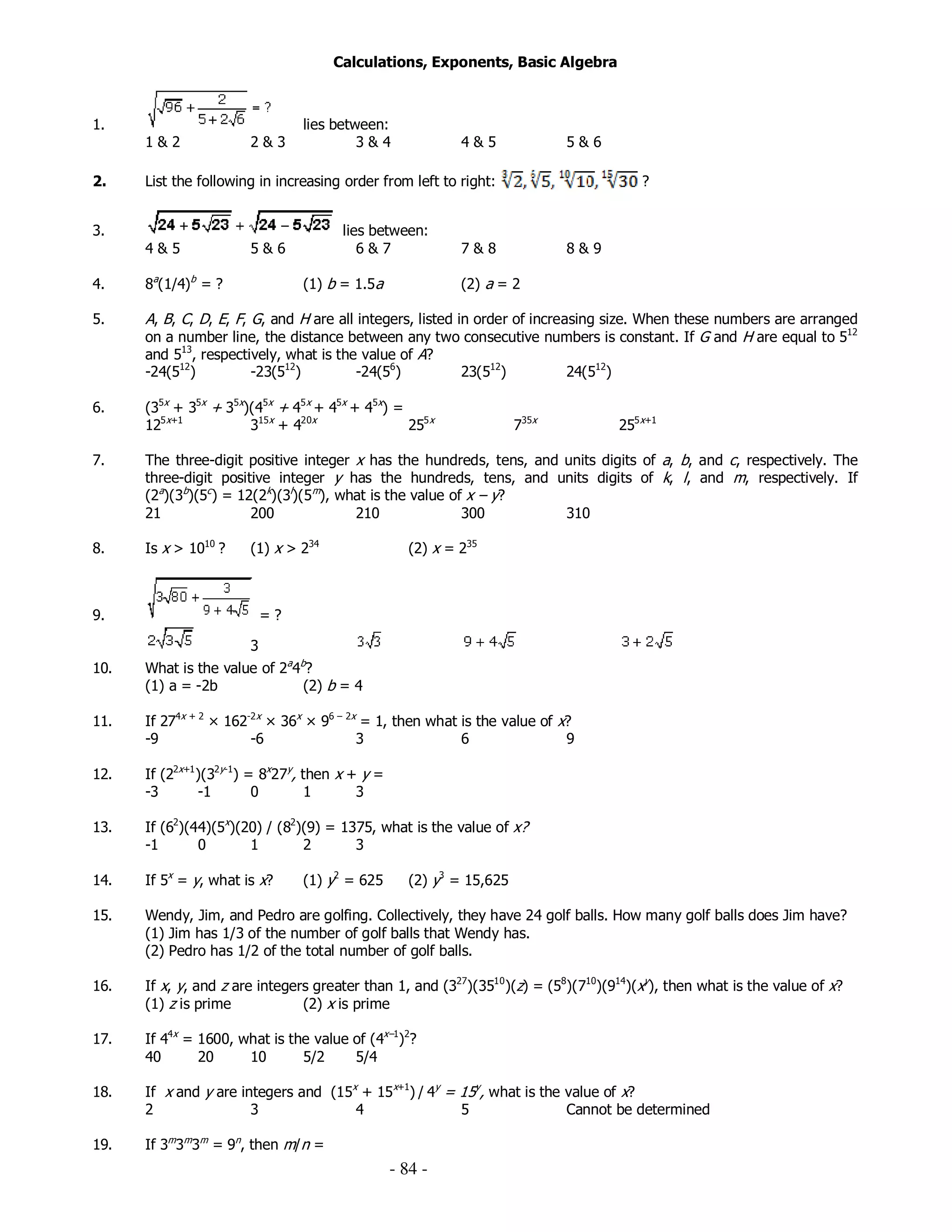 Gmat Quant 700 to 800 level questions | PDF