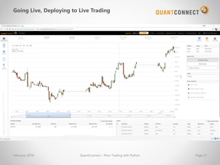 QuantConnect - Introduction to Pairs Trading | PPT