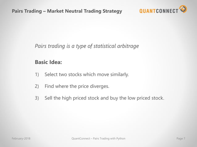 QuantConnect - Introduction to Pairs Trading | PPT