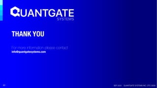 Quant Gate Corporate Deck | PDF