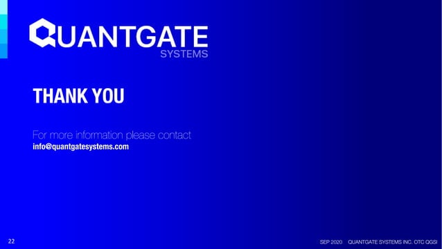 Quant Gate Corporate Deck | PPT