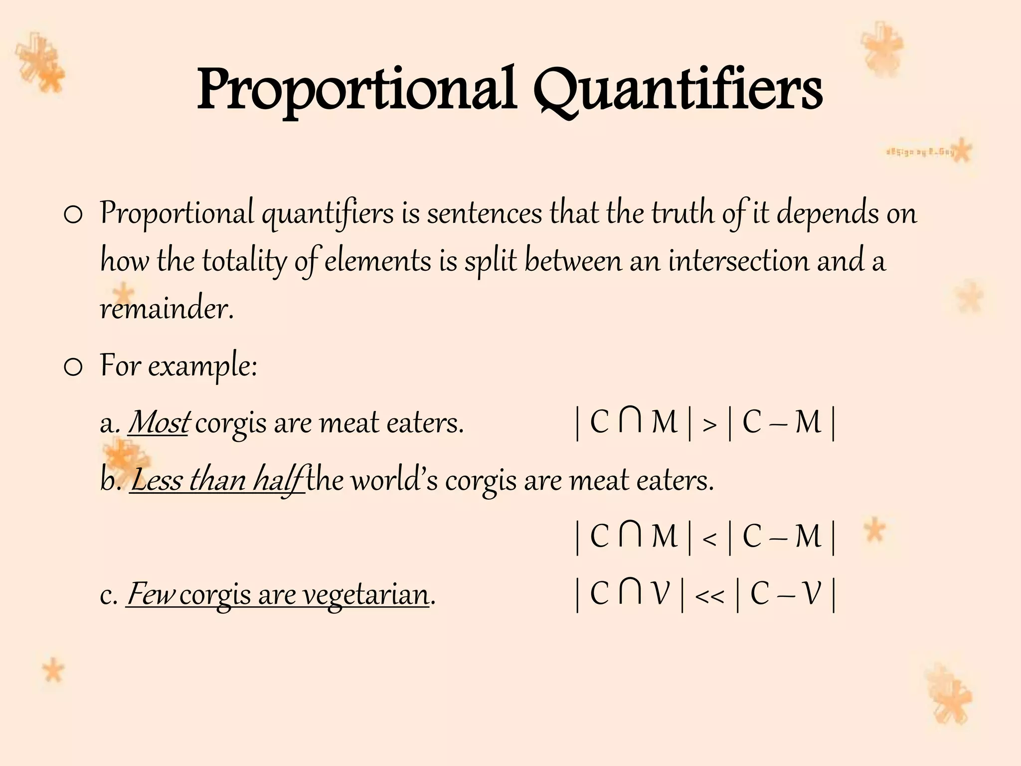 Quantification | PPTX