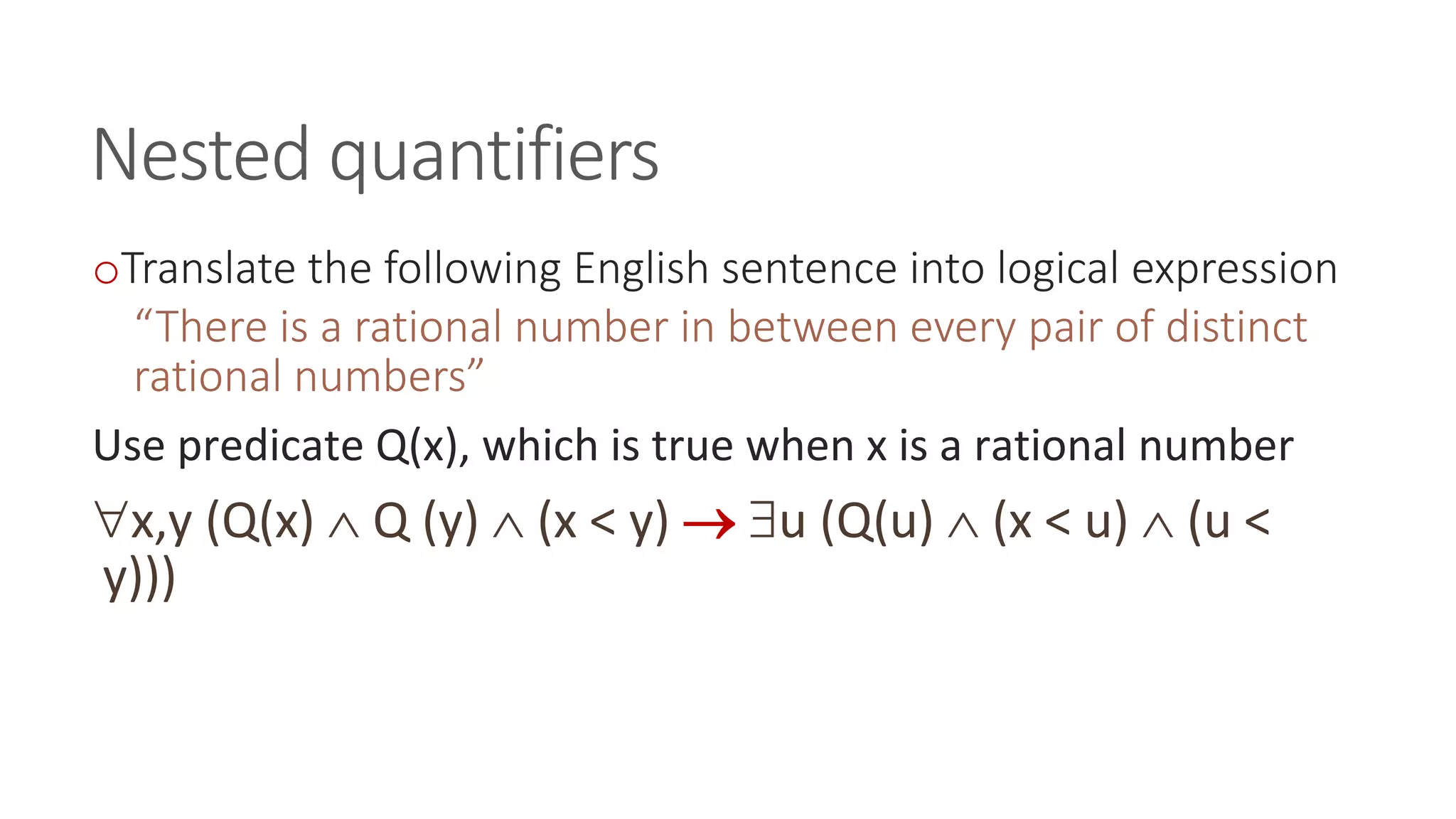 Quantification | PPTX