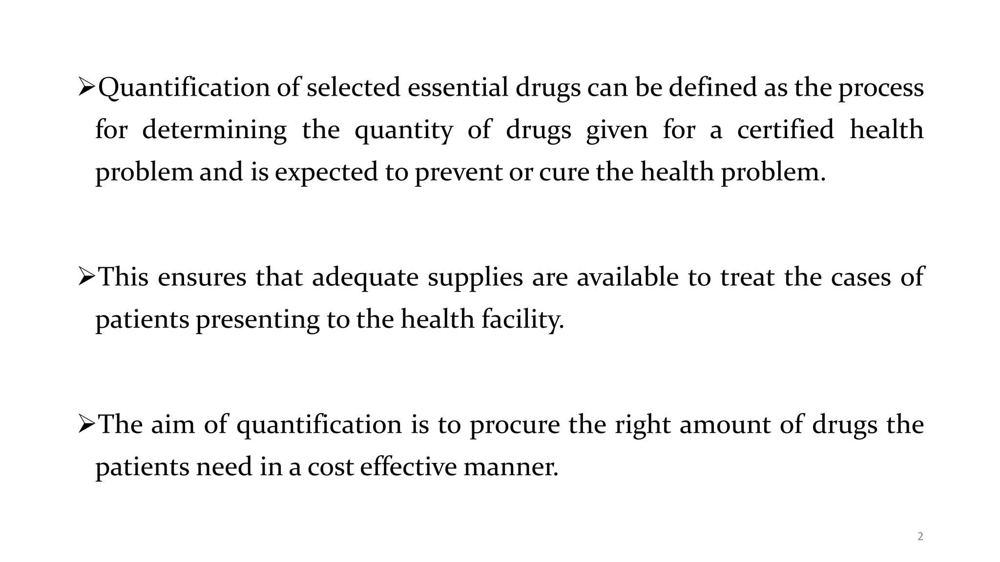 QUANTIFICATION OF DRUGS | PPTX
