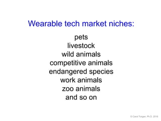 Quantified Earth: Animal Wearable Tech | PPTX