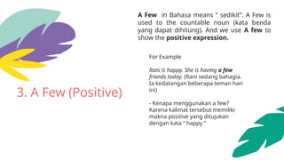 Quantifier (A Little, Little, A Few, Few).pptx