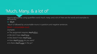 Quantifier grade 9 | PPTX