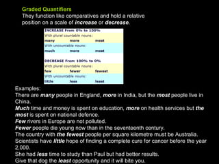 Quantifiers | PPT | World Cuisines | Food & Drink